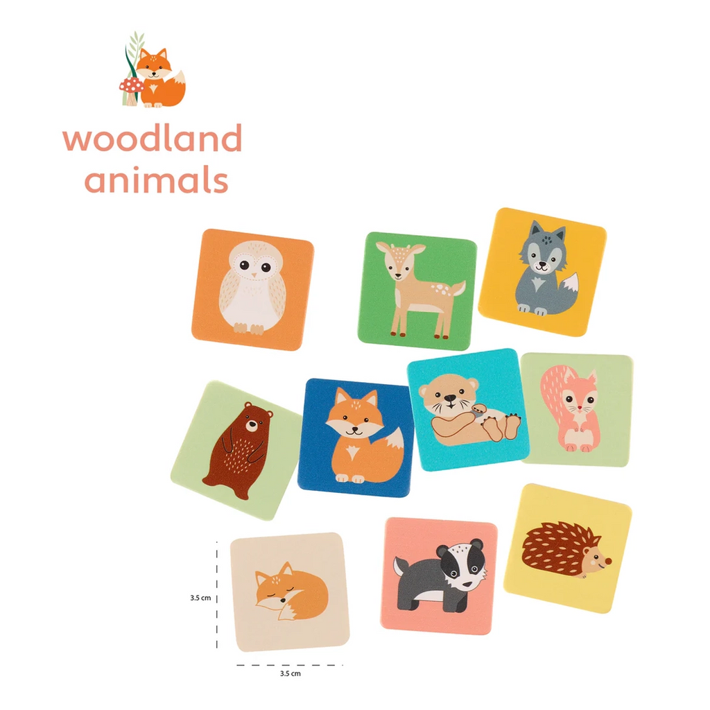 Woodland Animal Matching Game – Stella Violet